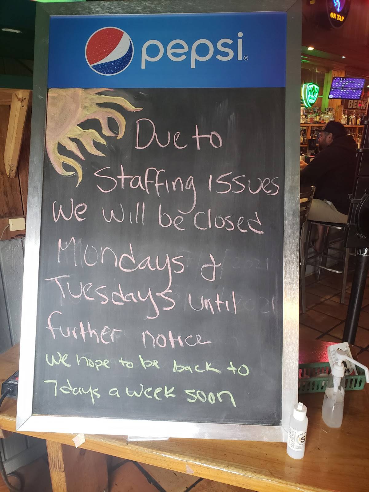 Menu at Wichita Pub, Clackamas