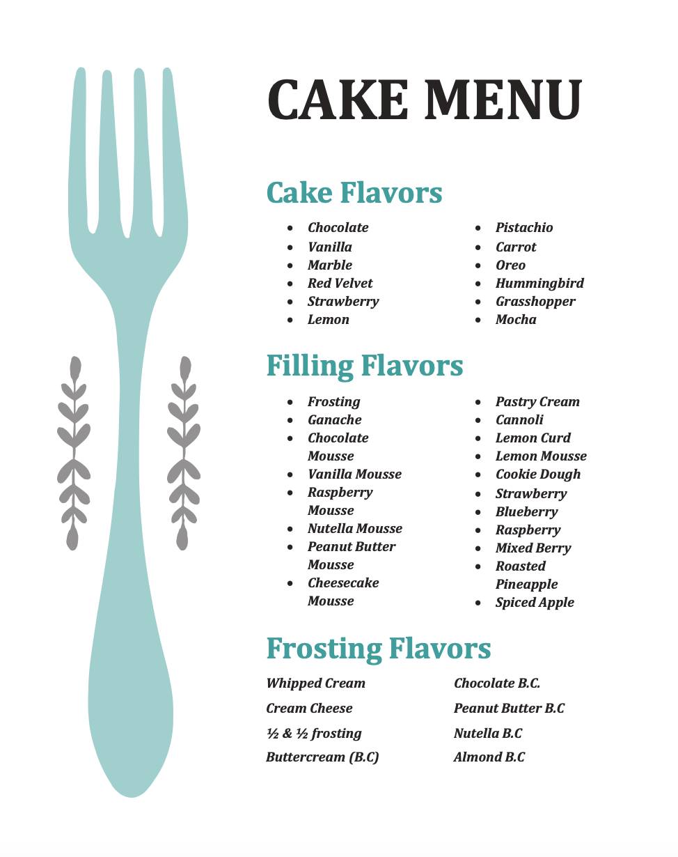 Menu at Wicked Sweets By Alyssa desserts, Yorkville, Champlin Ave