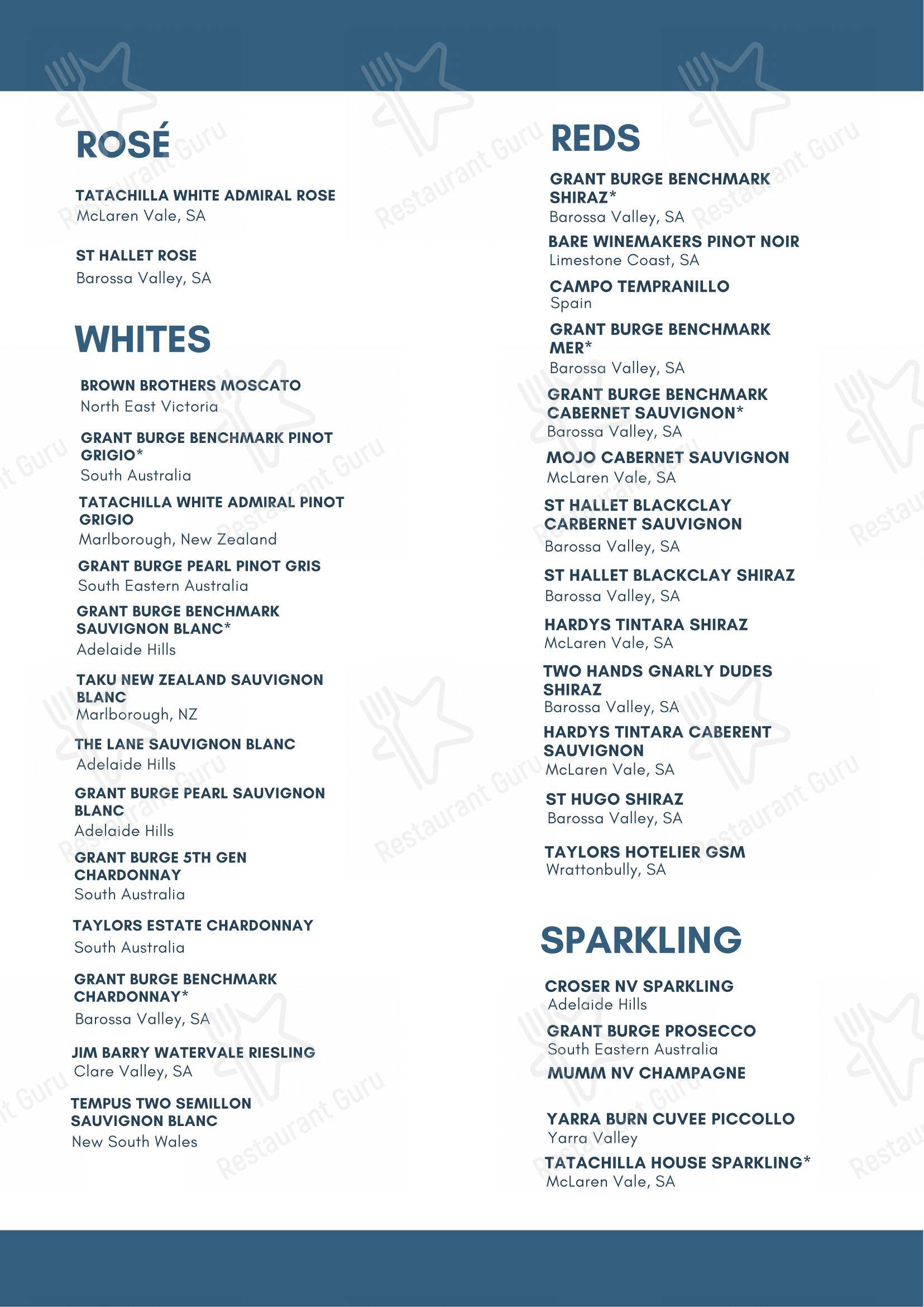 Menu at Windaroo Tavern restaurant, Windaroo, 159-163 Beaudesert ...