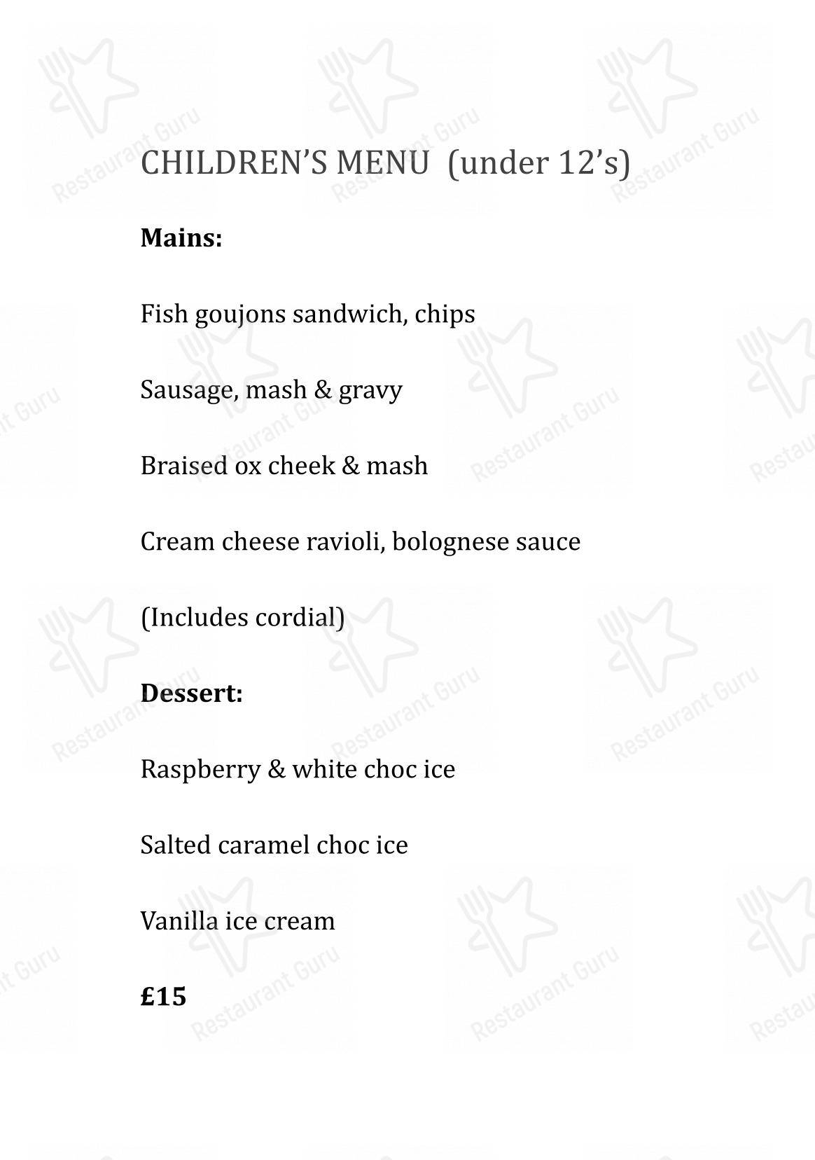 Menu at Wine and Brine restaurant, Moira