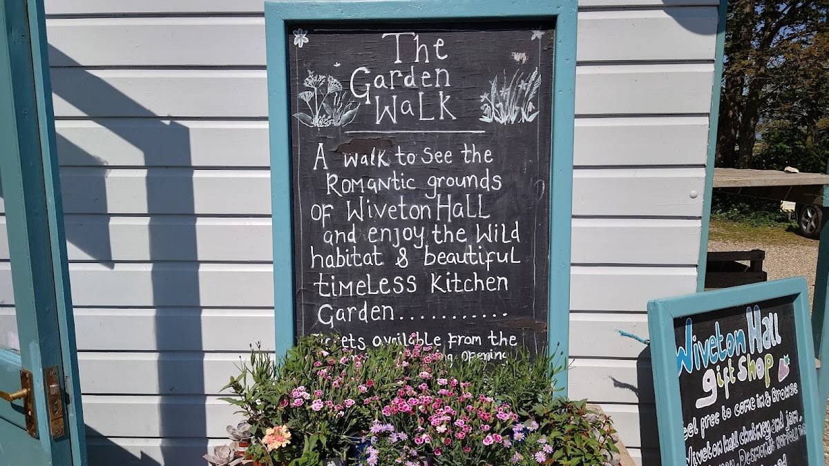 Menu at Wiveton Hall cafe, Holt