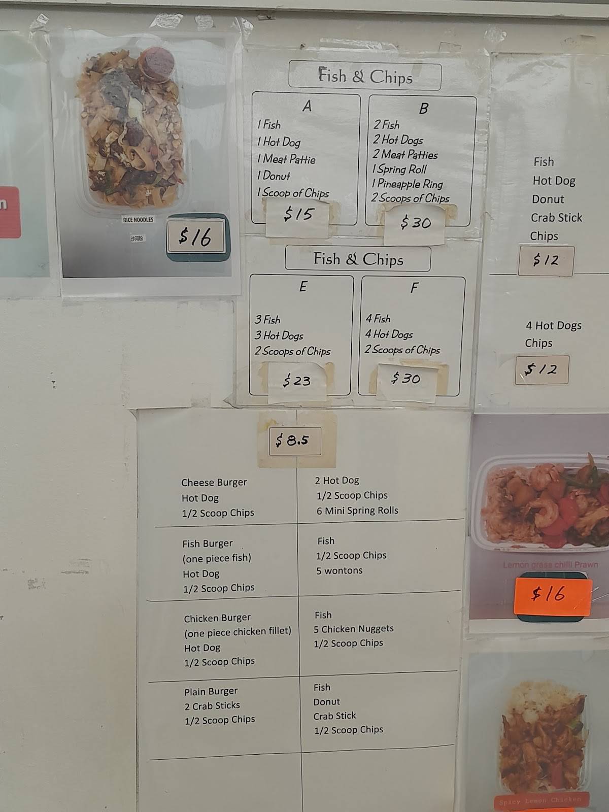 Menu at Wok Inn Chinese Takeaways restaurant, Christchurch