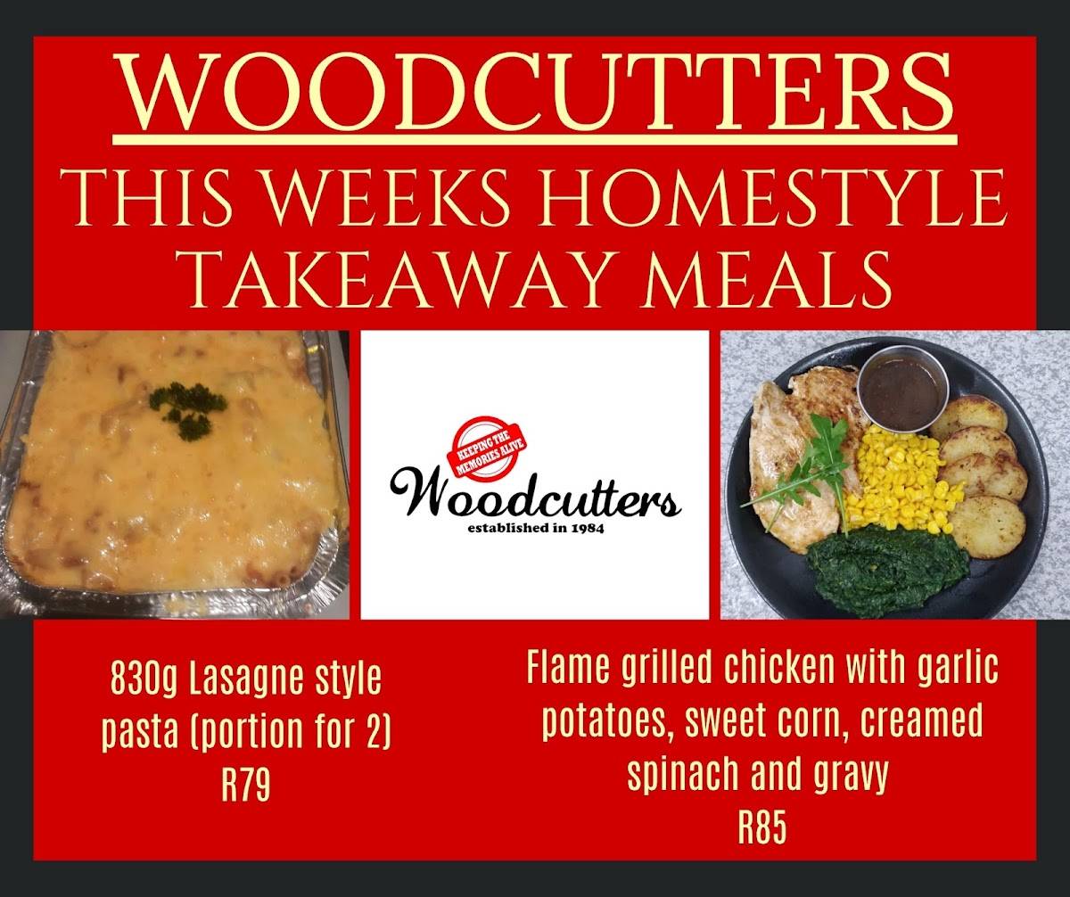 Menu at Woodcutters Restaurant, Durban