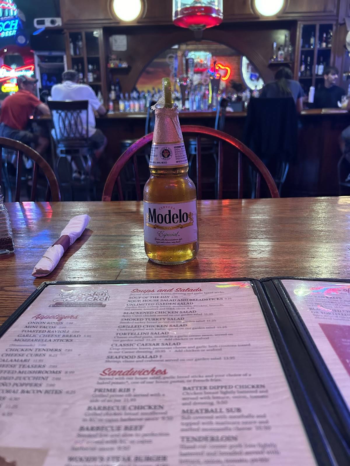 Menu at Wooden Nickel pub & bar, Kirksville
