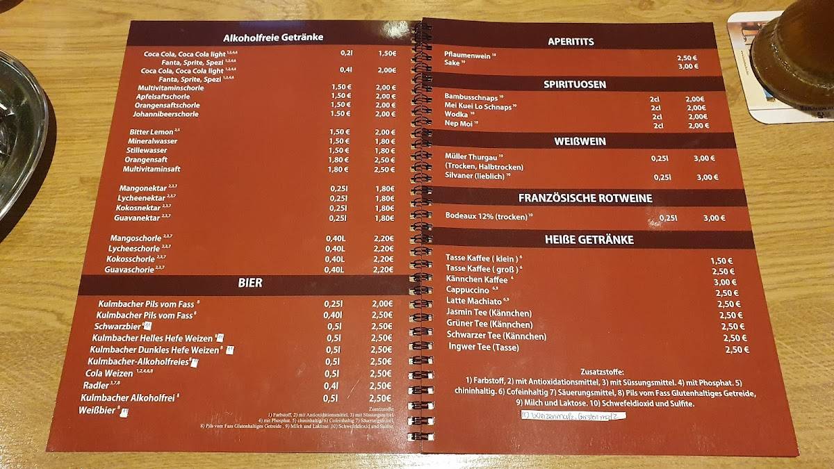 Speisekarte von Xin Chao Sushi Bar Haßfurt, Haßfurt