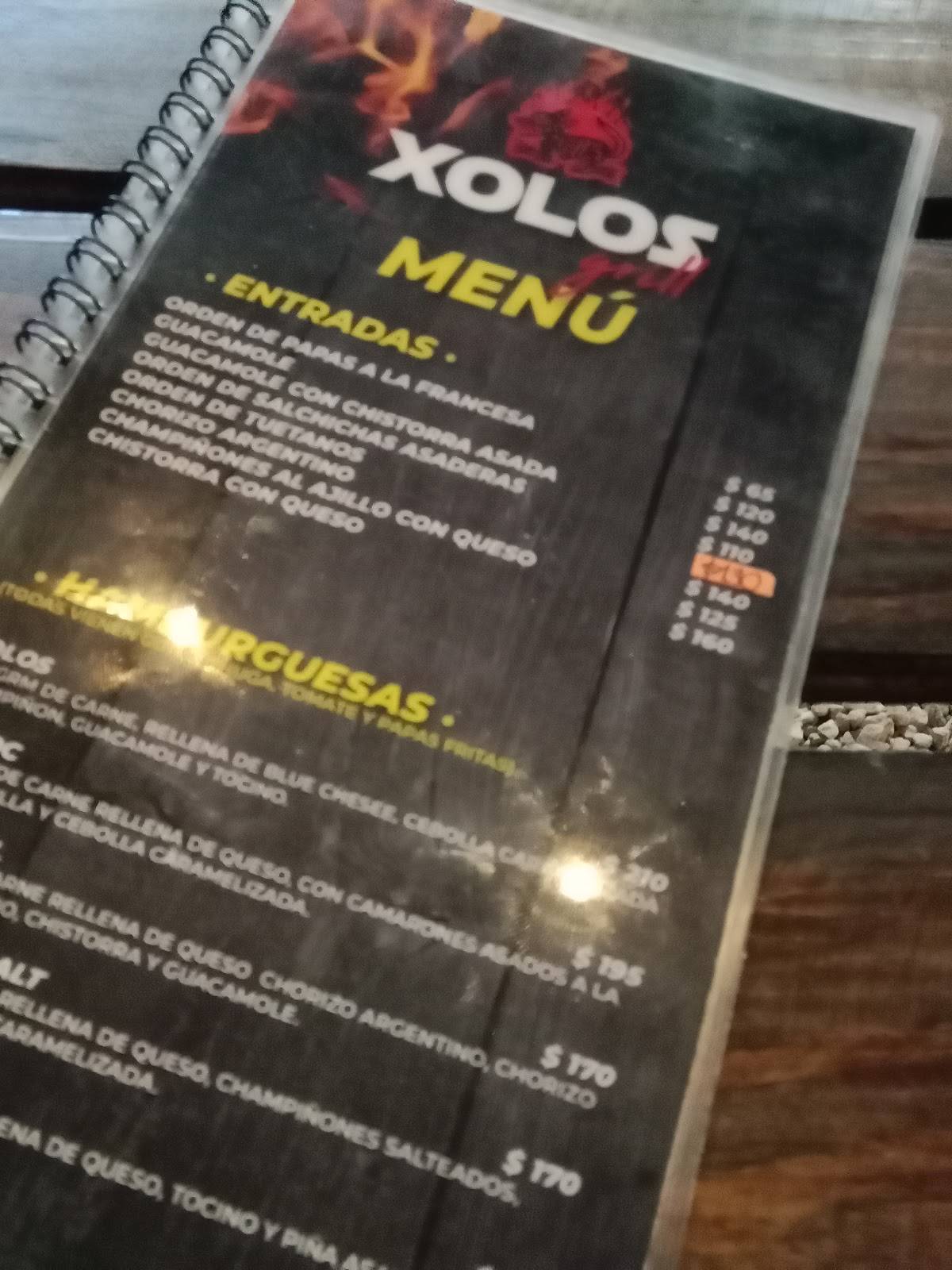 Carta del restaurante Xolos Grill, Chetumal