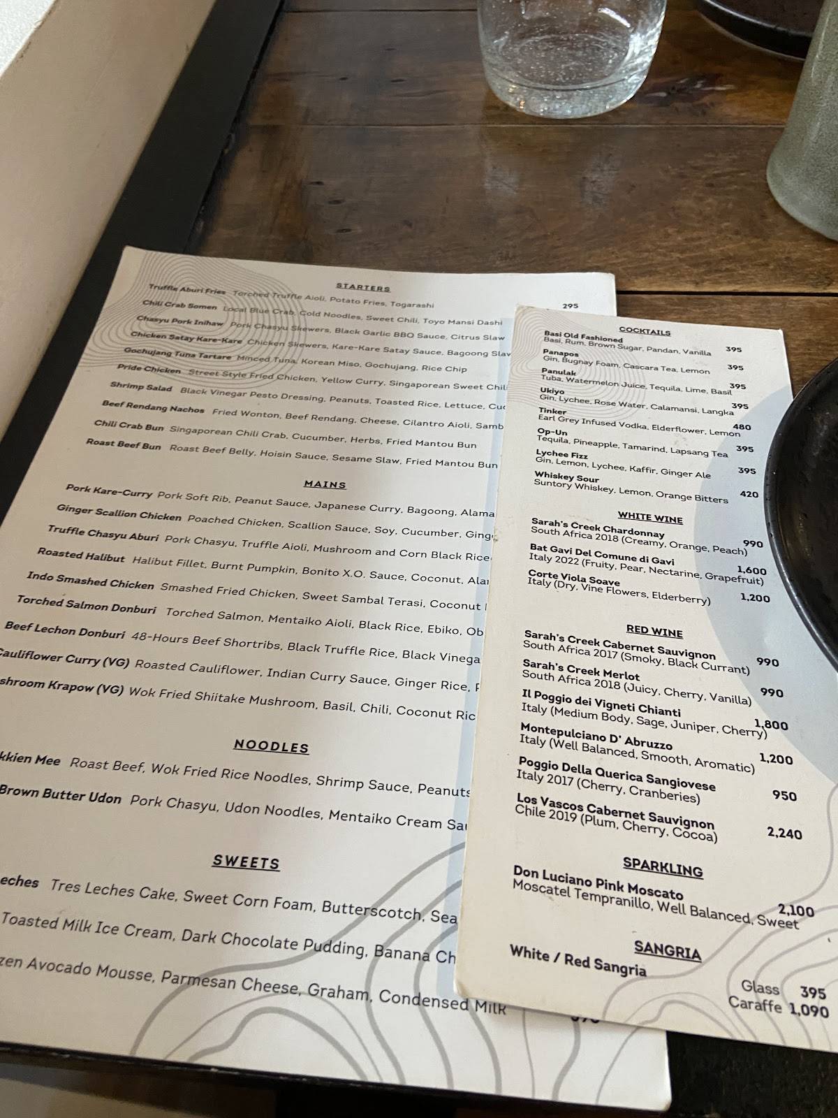 Menu at Your Local restaurant, Makati, 106 Esteban