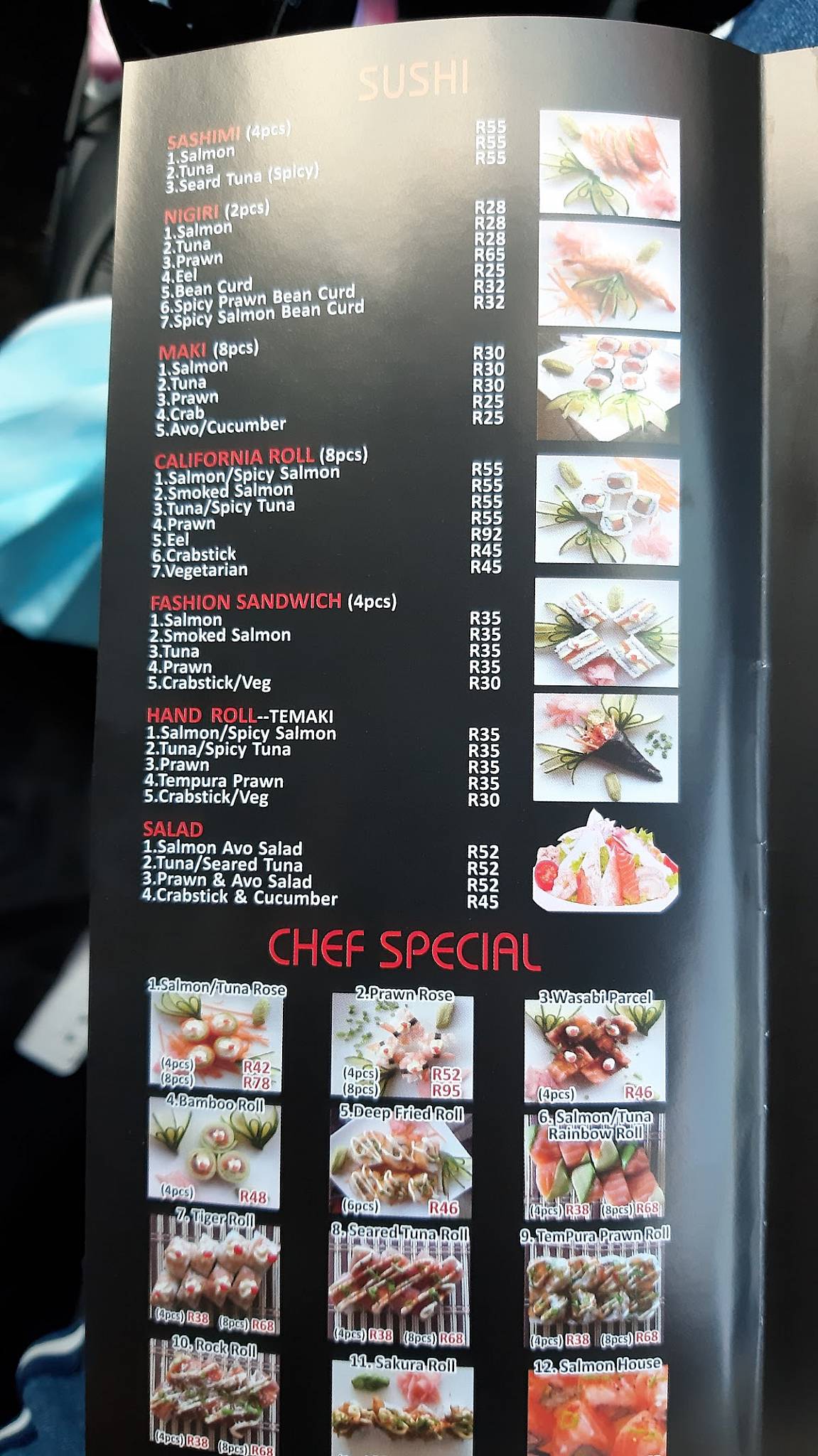 Menu at Yuki Sushi & Asian Cuisine Brackenfell restaurant, Cape Town ...