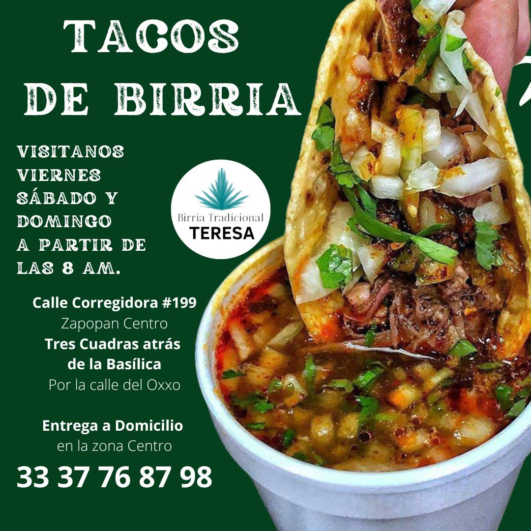 Menu at Birria en Zapopan Tradicional Teresa Tacos Lonches y ...