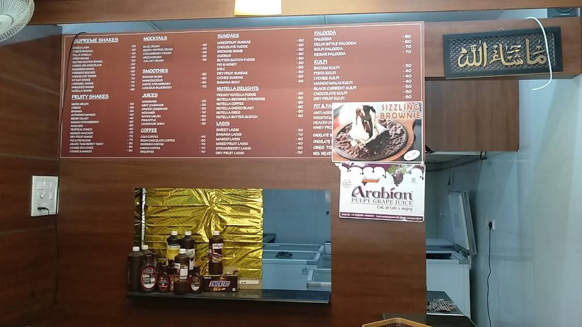 Menu at Zero Degree, Bengaluru, 16 1st cross road
