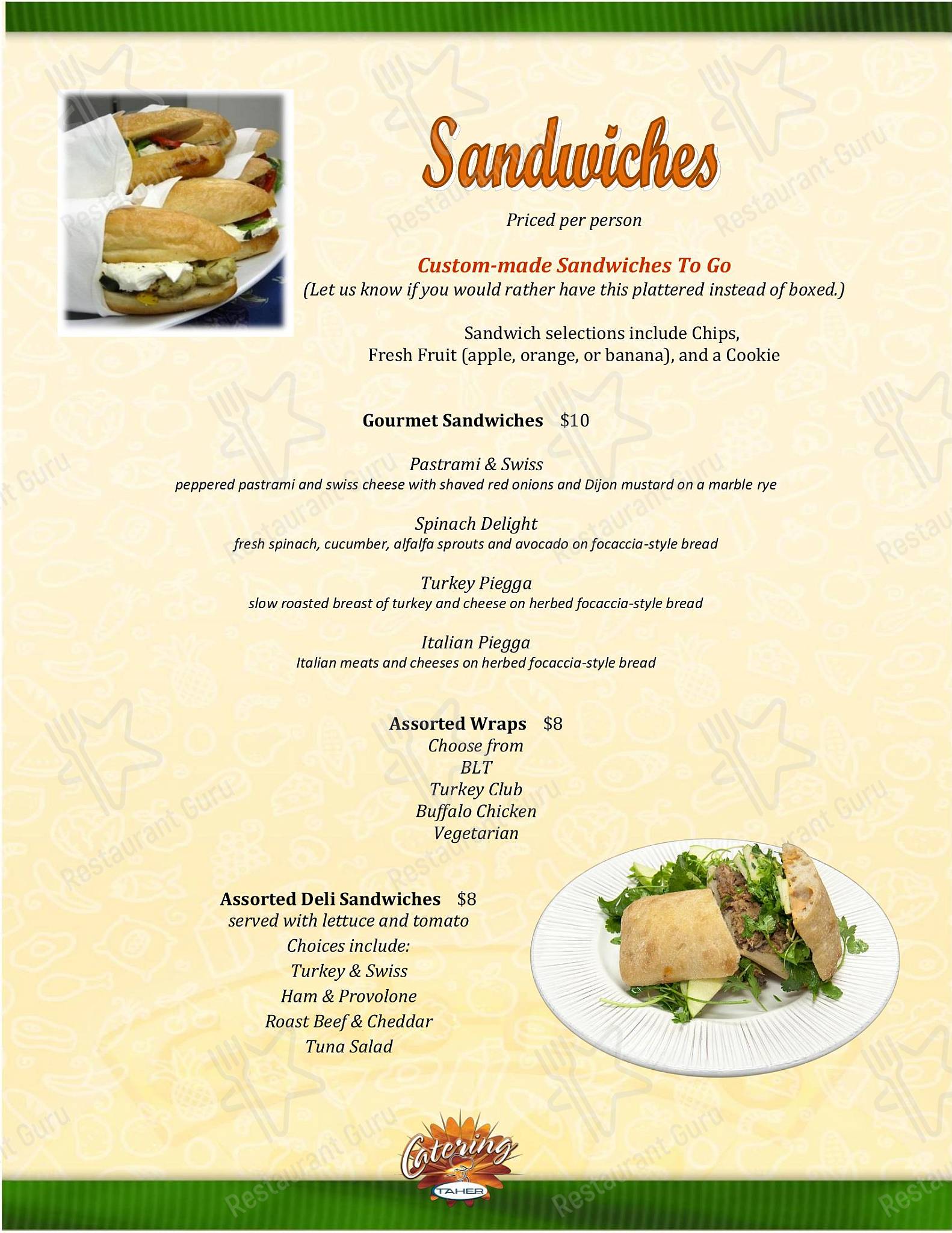 Carta de Merced College Cafeteria, Merced