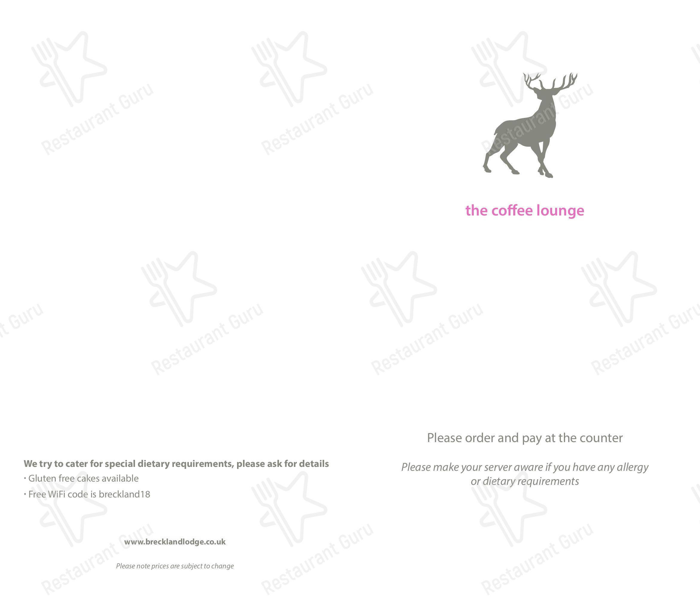 Menu at The Stag pub & bar, Attleborough