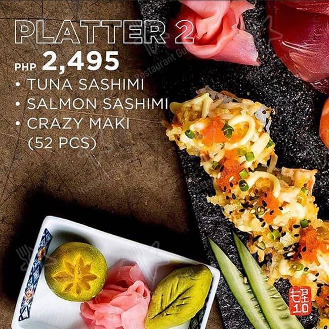 Menu at Ebi 10 restaurant, Makati