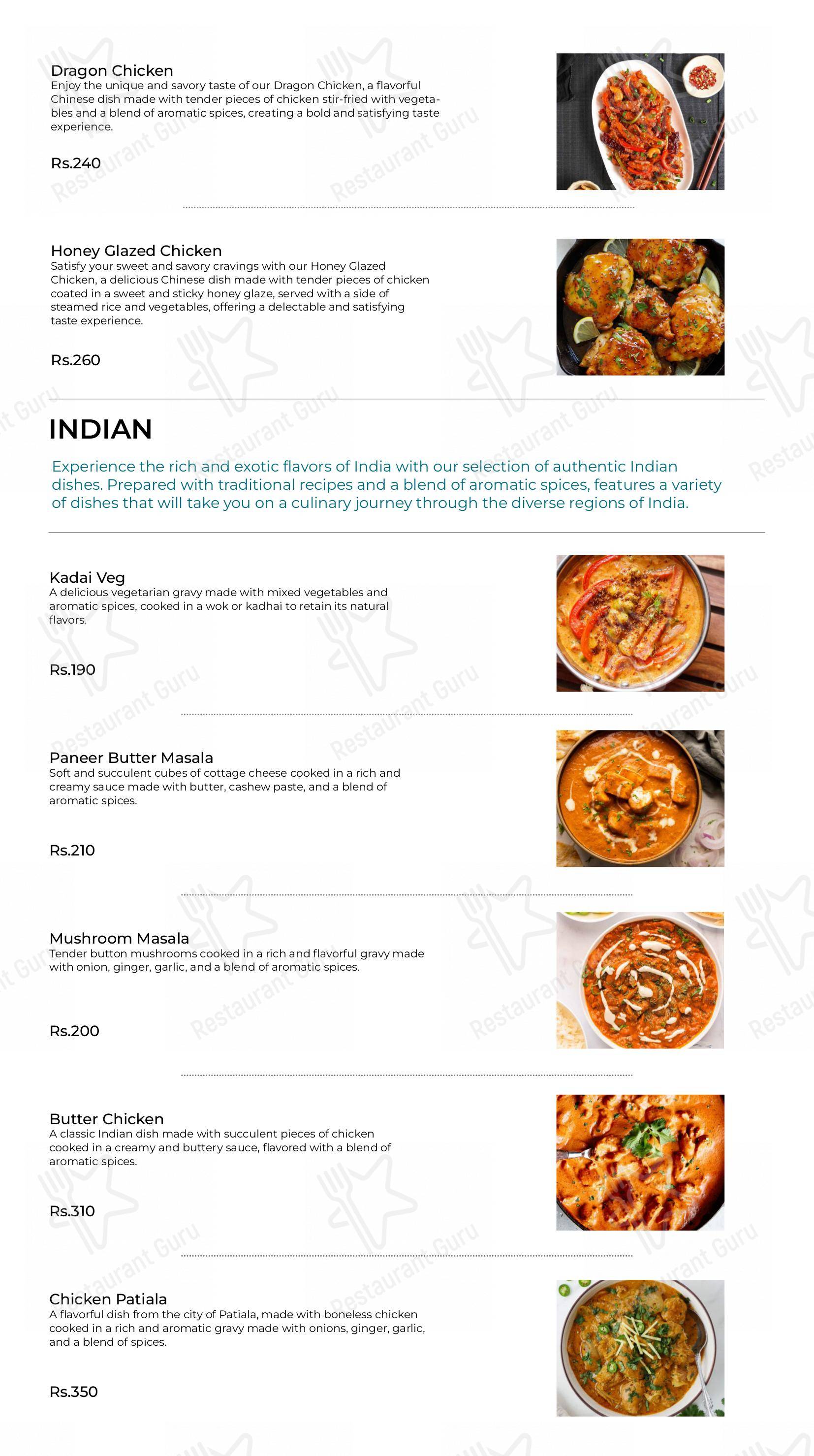 Menu at Zaatar Restaurant Calicut, Kozhikode