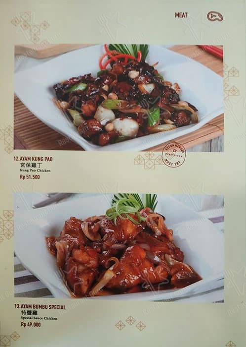 Menu at Ta Wan Pluit Village Mall restaurant, North Jakarta, Jl. Pluit ...