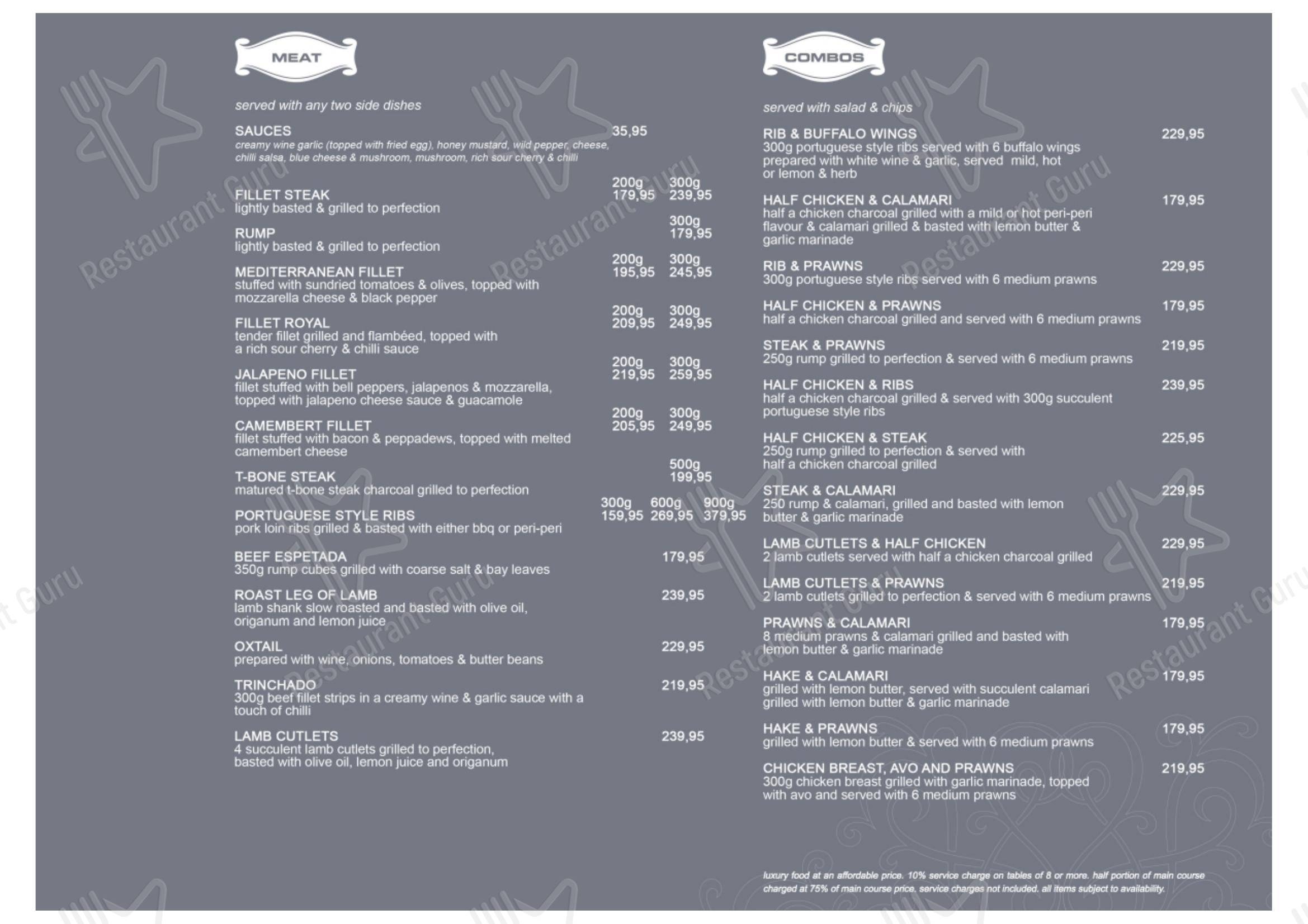 Menu at O'Galito - Centurion Mall restaurant, Centurion, Heuwel Rd