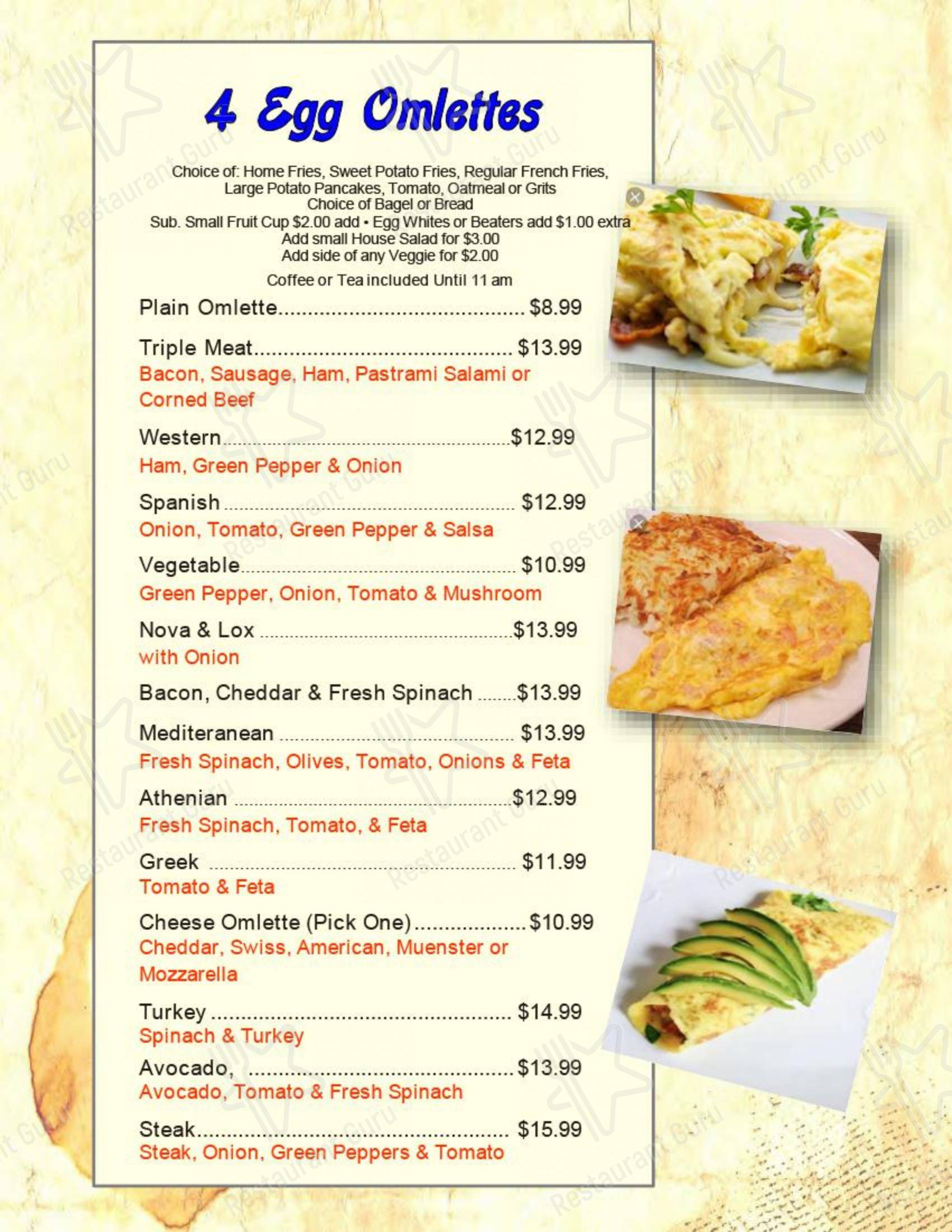 Menu at Bagel Tree Restaurant, Delray Beach