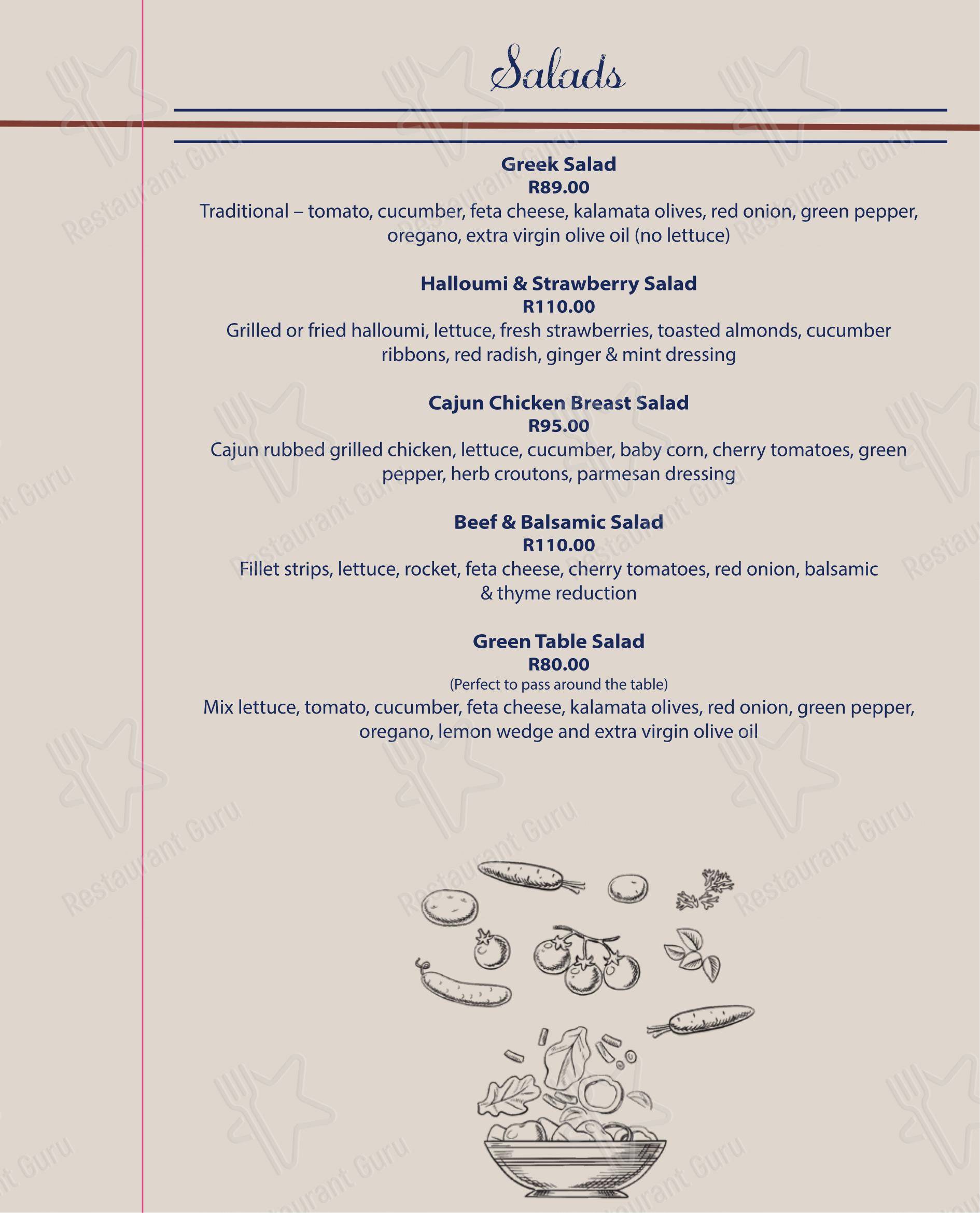 Menu at Farm 'n Sea Grillhouse restaurant, Vanderbijlpark