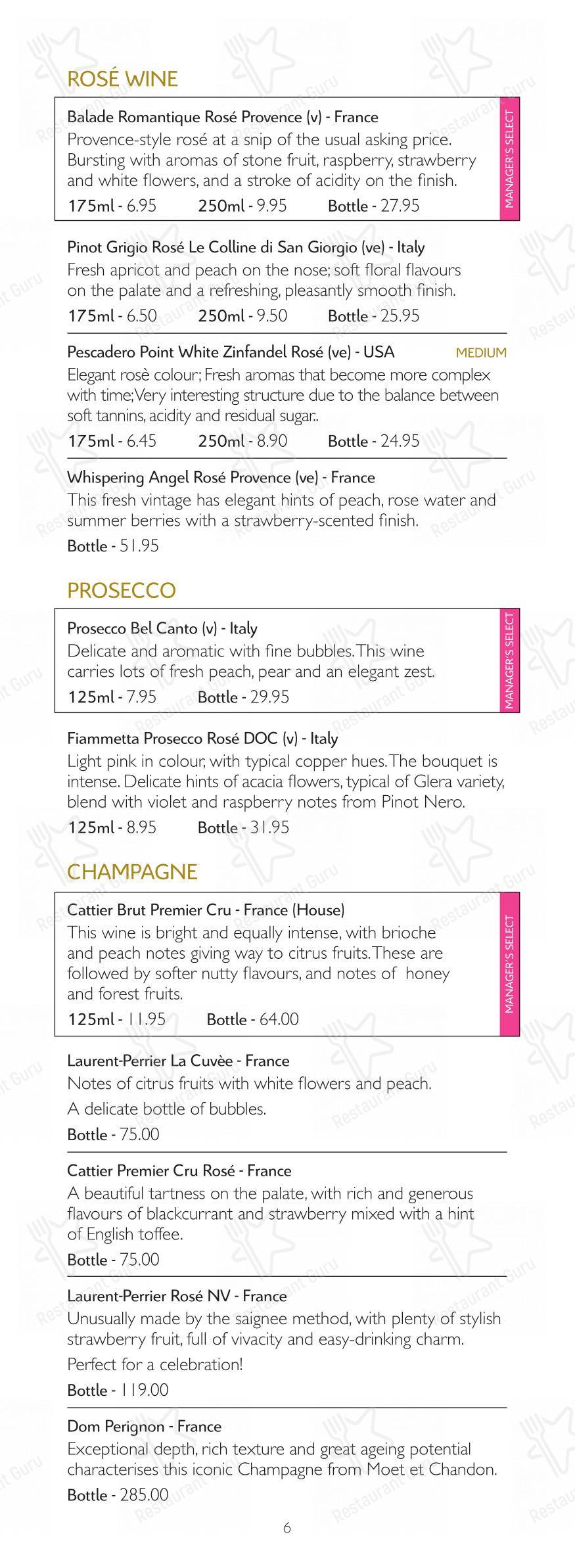 Menu at The Cherry Tree pub & bar, Blackrod