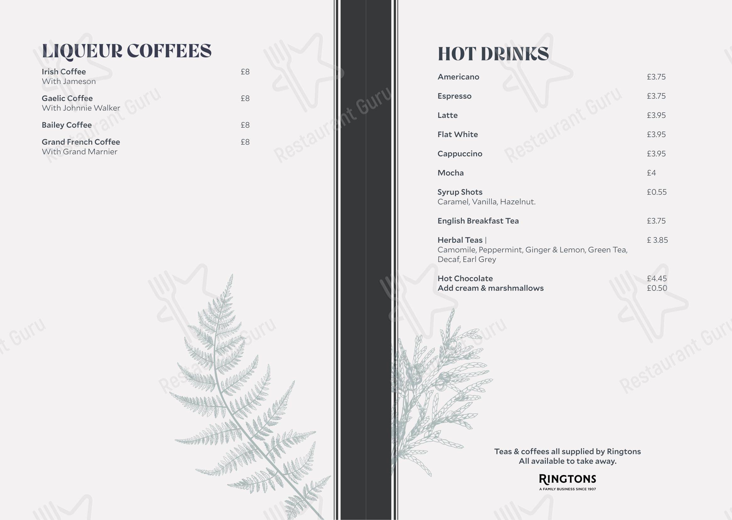 Menu at The Midland pub & bar, Morecambe