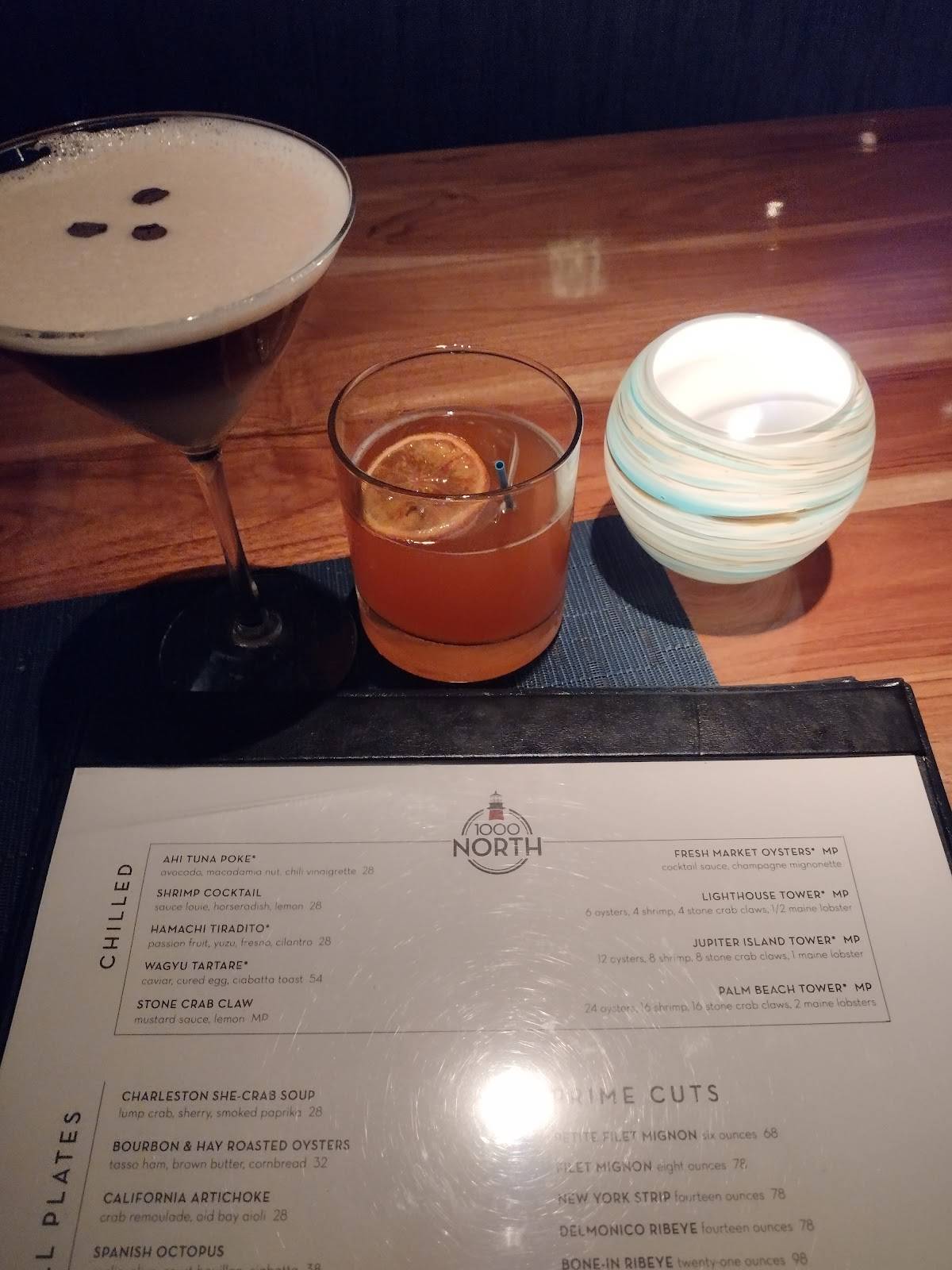 Menu at 1000 NORTH pub & bar, Jupiter