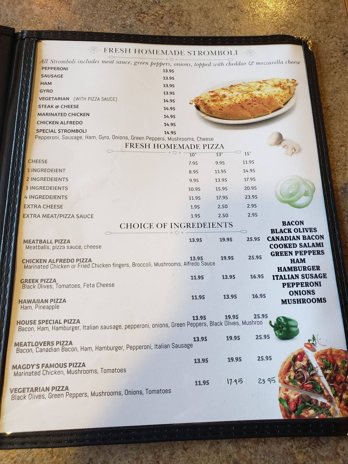 Menu at 2 Boys Pizza & Grill restaurant, Augusta