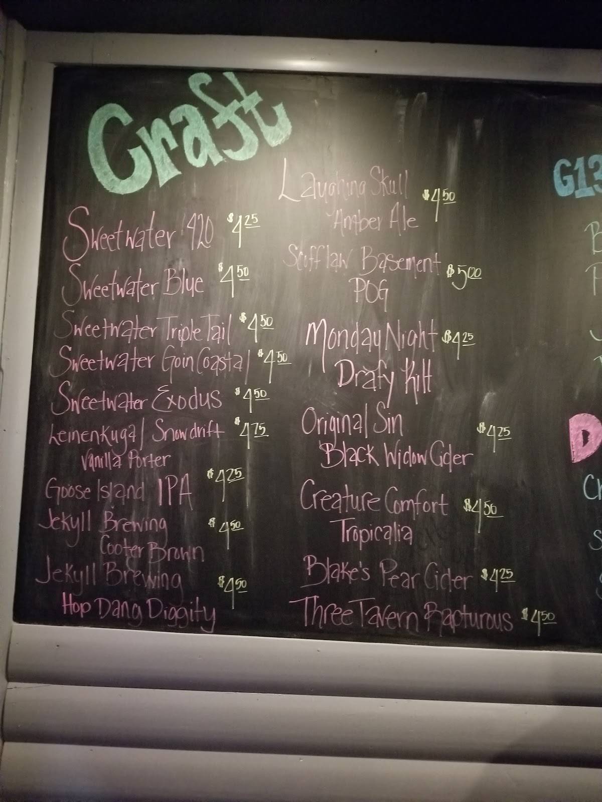 Menu at 278 South pub & bar, Hiram, Atlanta Hwy