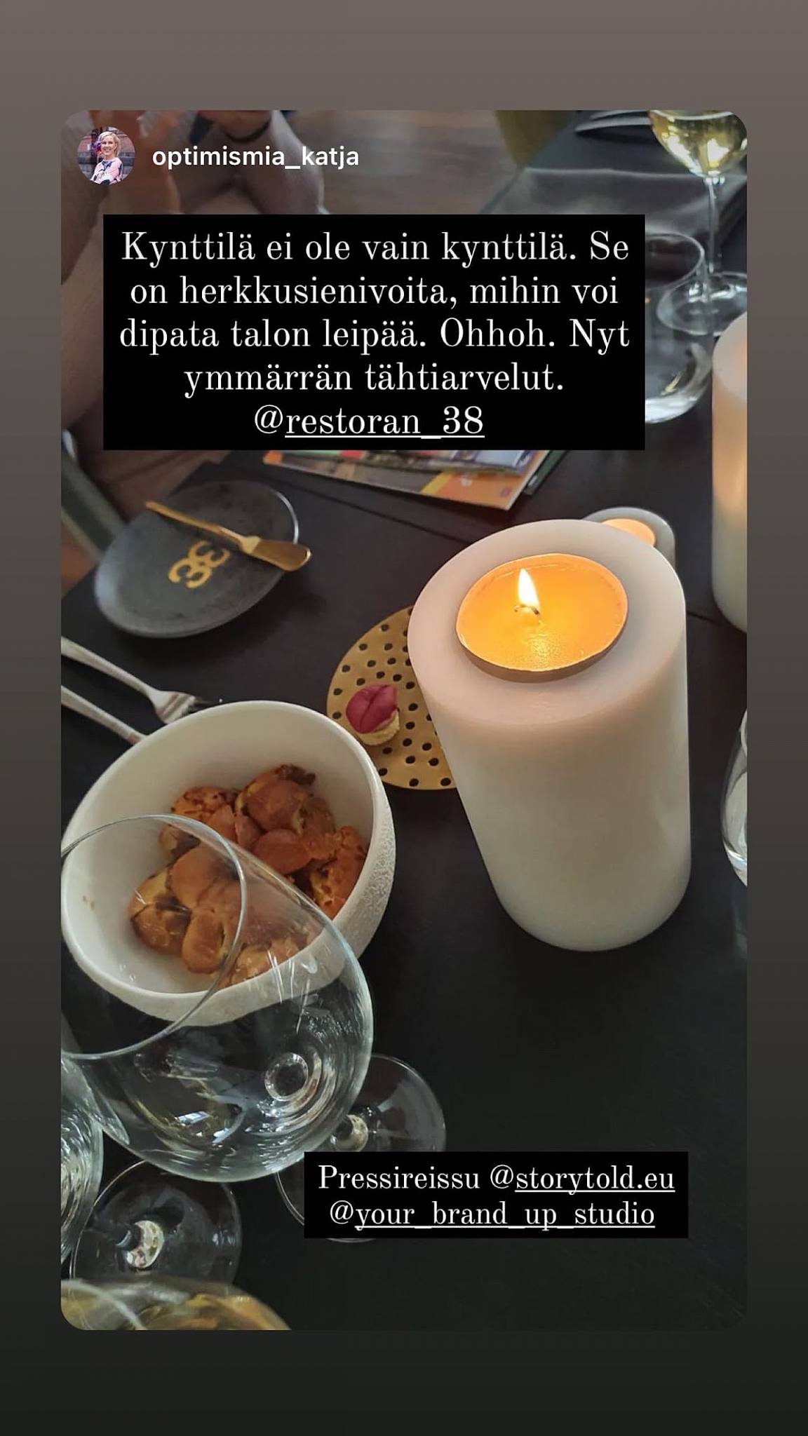 Speisekarte von 38 Restaurant/ Restoran 38, Tallinn