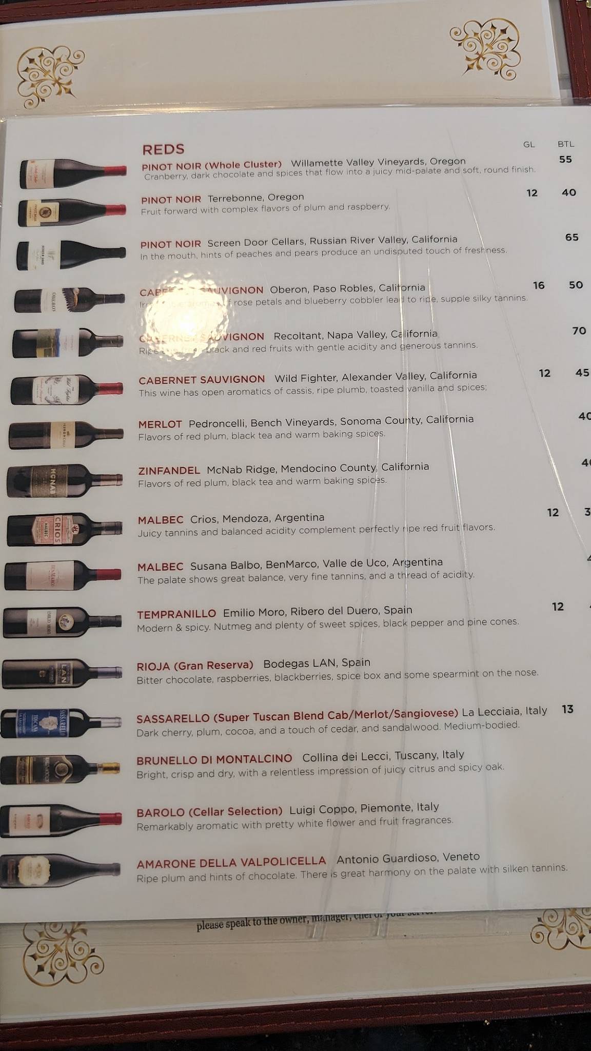 Menu at 512 Bistro Bar & Restaurant, Briarcliff Manor