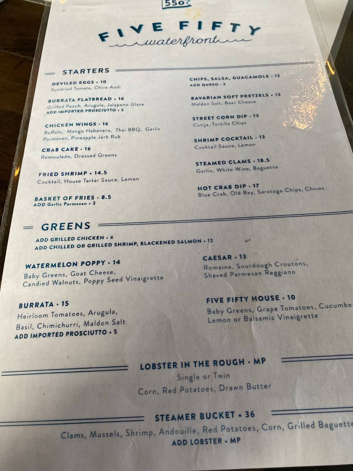 Menu at Lago by Druthers pub & bar, Saratoga Springs