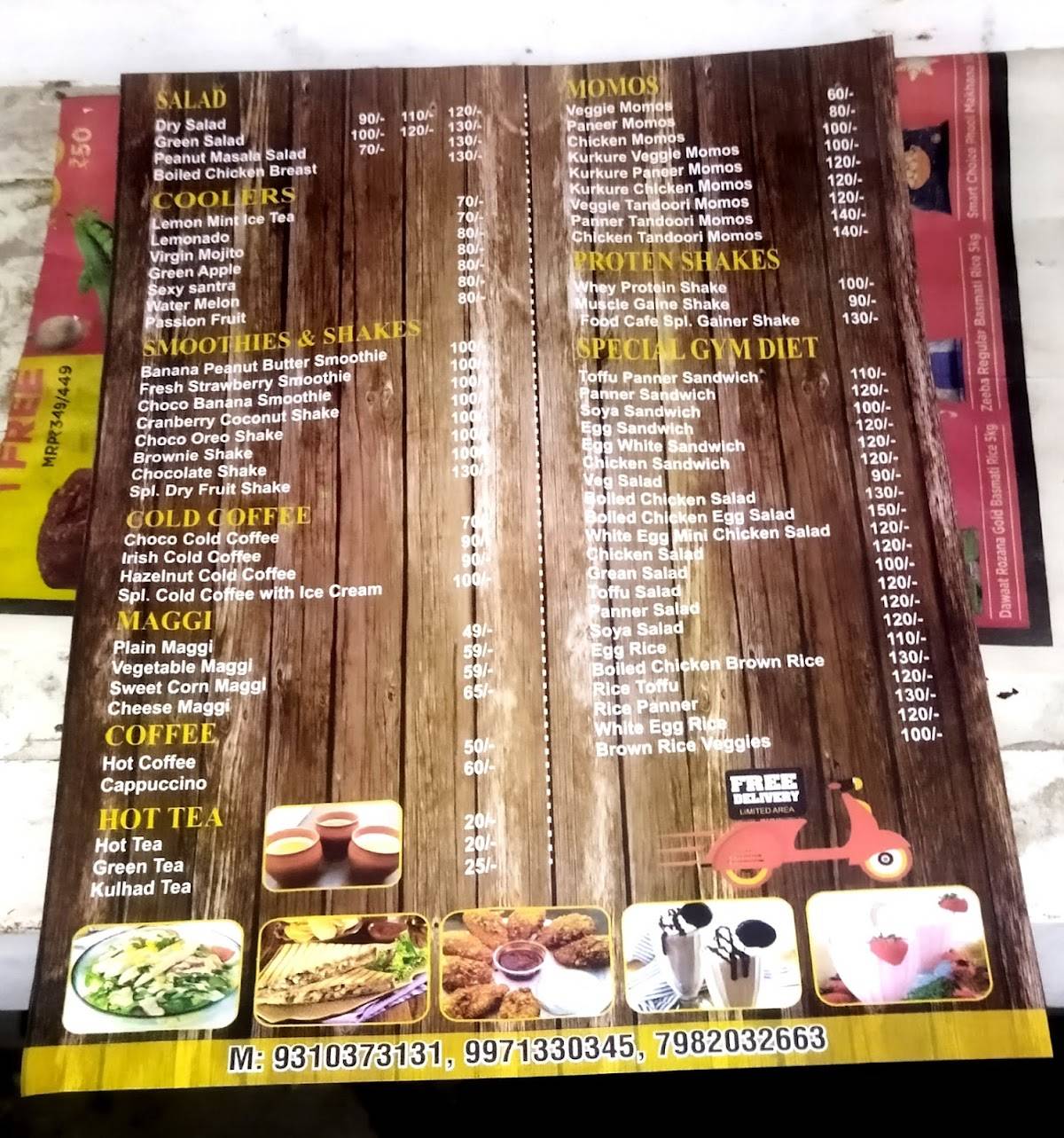 Menu at 91 food cafe, Noida