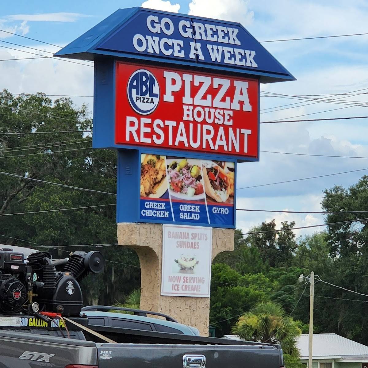 Menu at ABC Pizza House pizzeria, Dade City