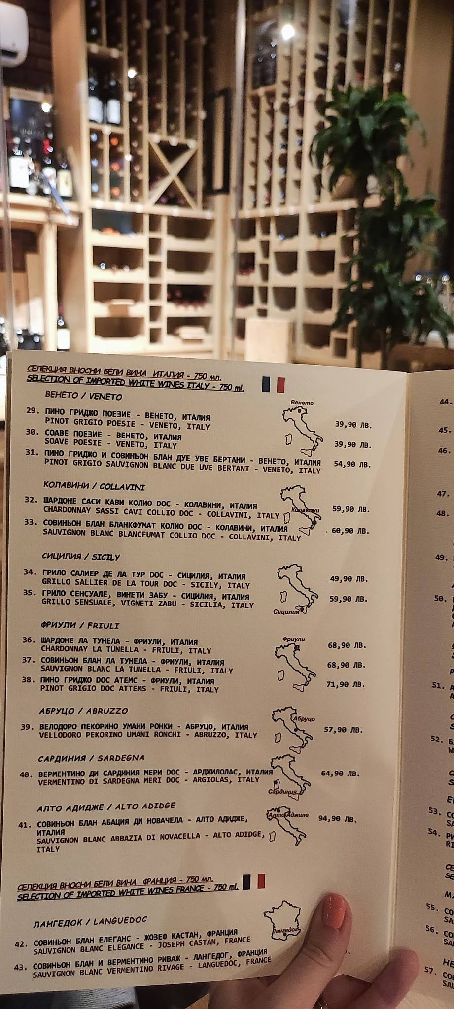 Menu at Alibi Bar&Grill Plus, Sofia, ul. "Kostenski vodopad" 58