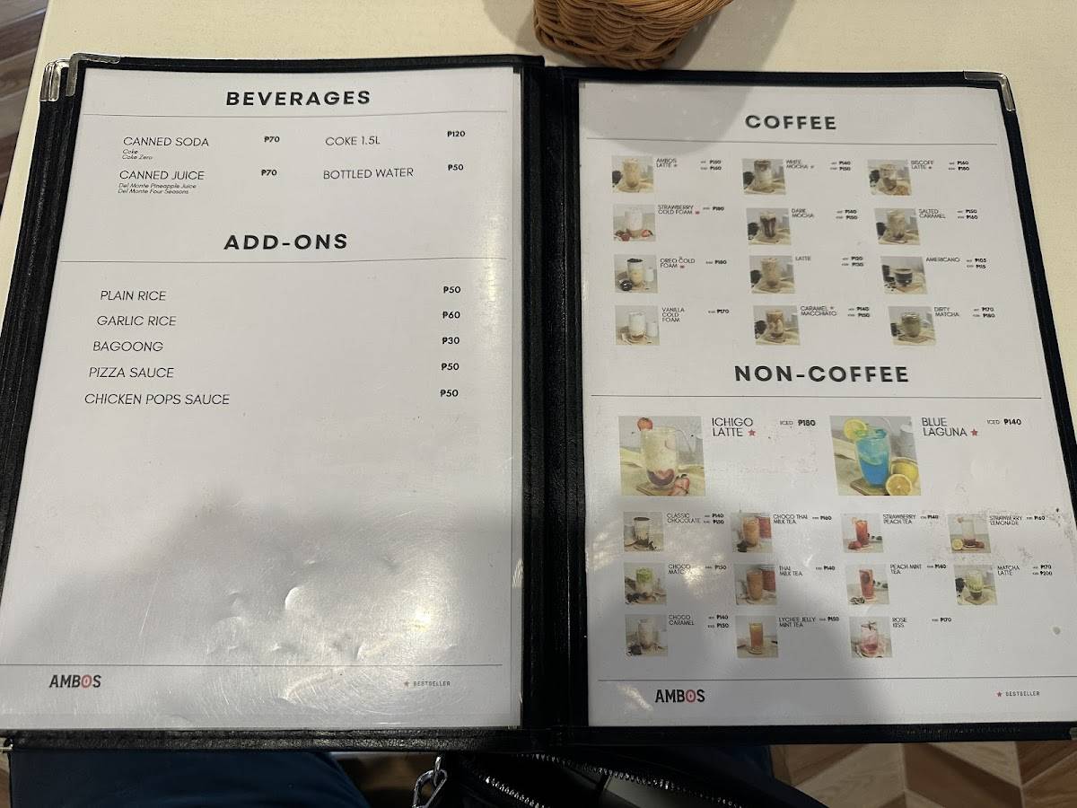 Menu at AMBOS Panaderia + Cocina - Laguna Belair restaurant, Santa Rosa