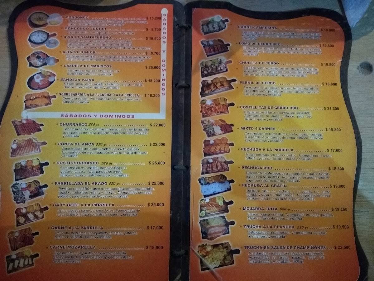 Carta de ARADO PARRILLA, Bogotá