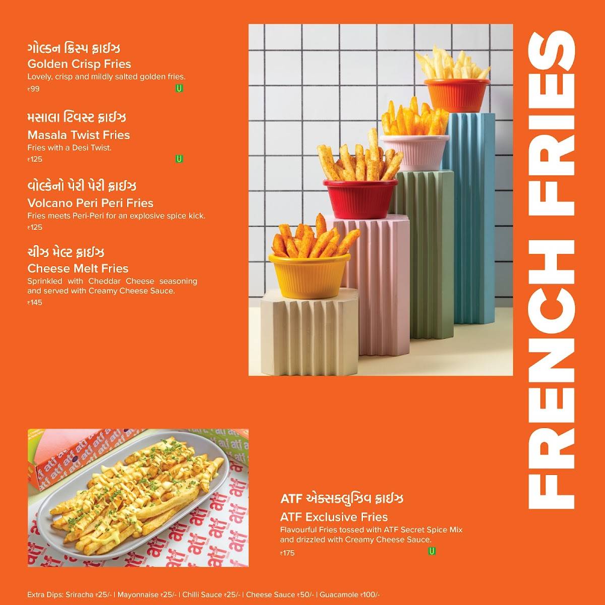 Menu at ATF Square (Pure Veg. Restaurant) - Vapi, Vapi