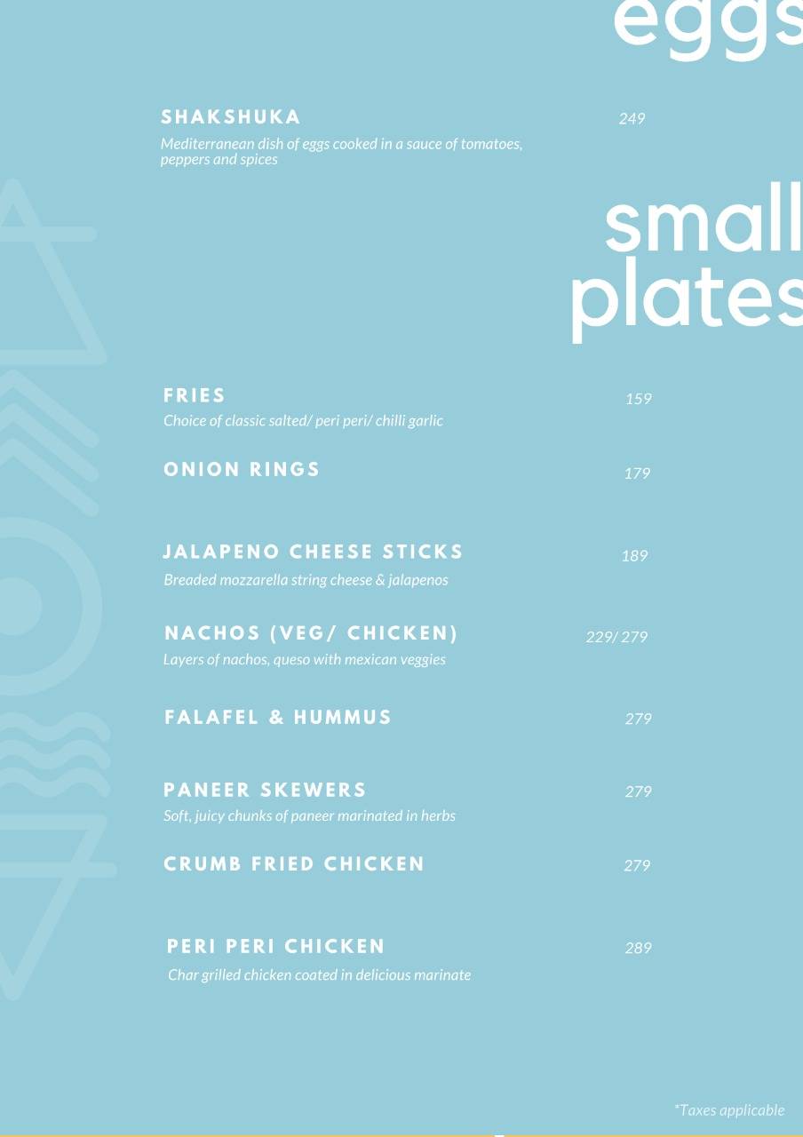 Menu at Aaromale - Cafe & Creative Community, Hyderabad