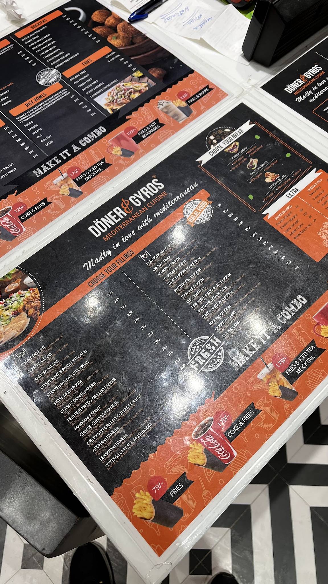 Menu at Döner & Gyros, Ahmedabad, Shop no 4