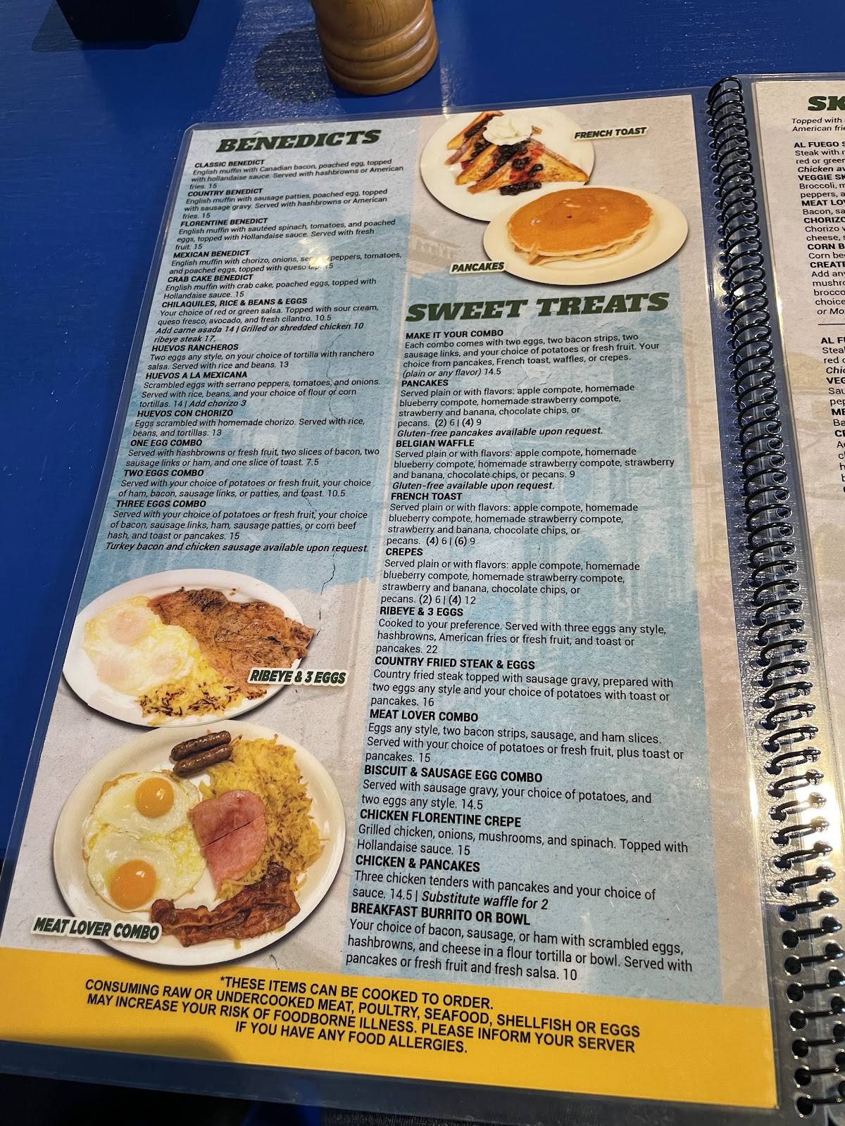 Menu at Al Fuego Grill & Bar, New Buffalo