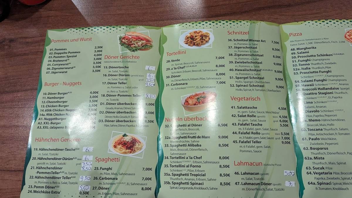 Menu at Alibaba Grill pub & bar, Telgte, Von-Siemens-Straße 18