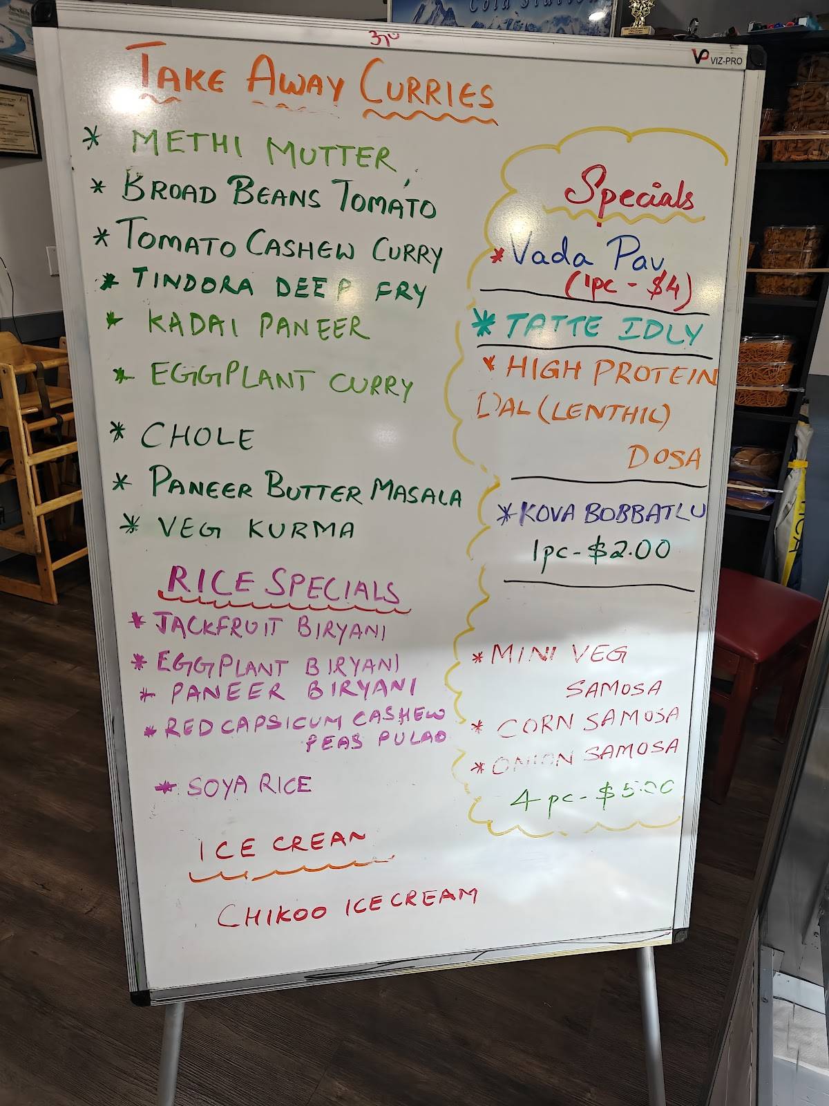 Menu at Amma Kitchen restaurant, Alpharetta