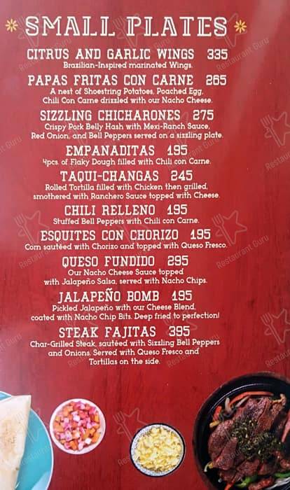 Menu at Antro Kitchen & Tap restaurant, Santa Rosa, Ayala Malls Solenad ...