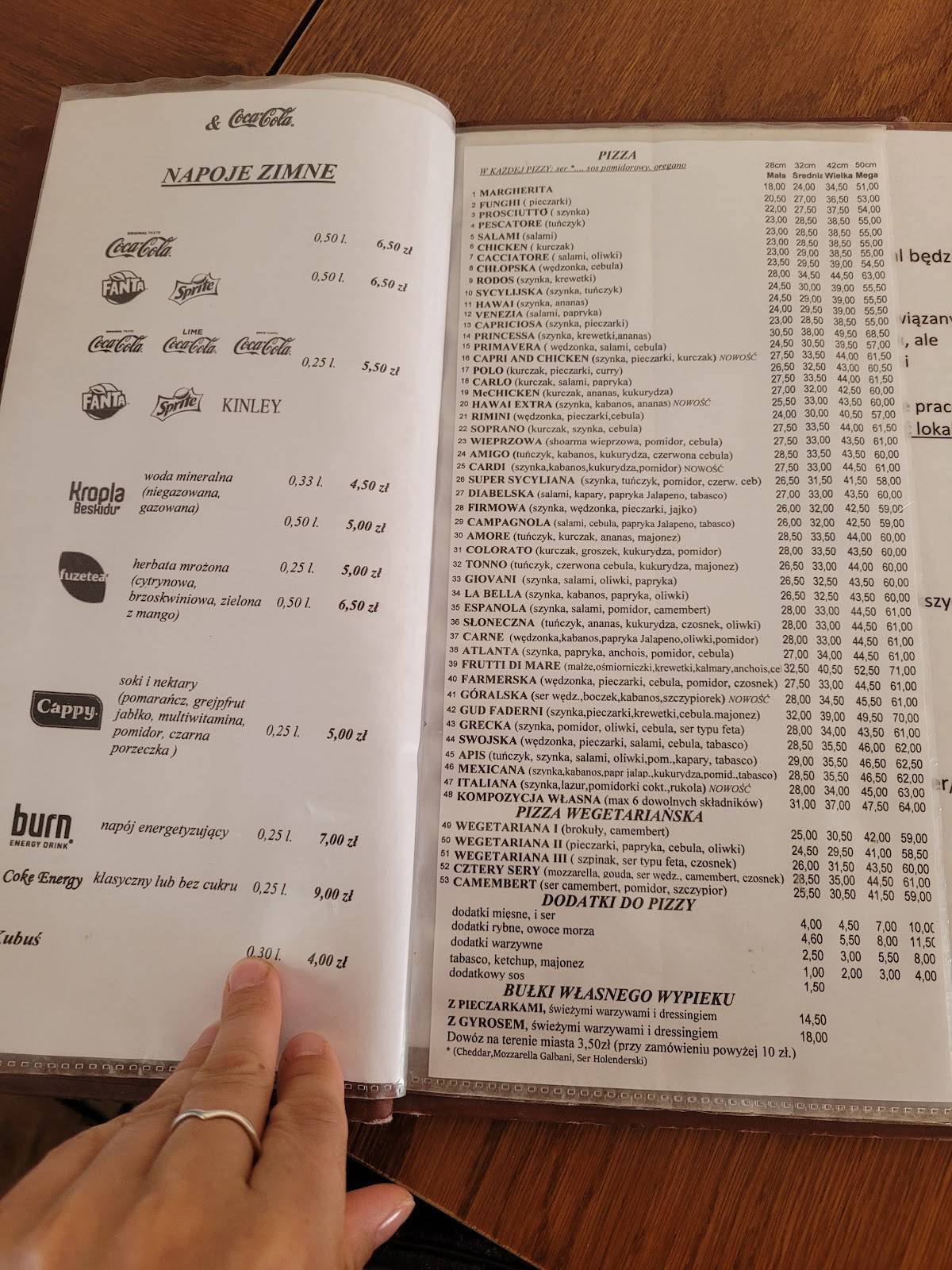 Menu at Apis. Restauracja. Przyjęcia okolicznościowe, catering ...