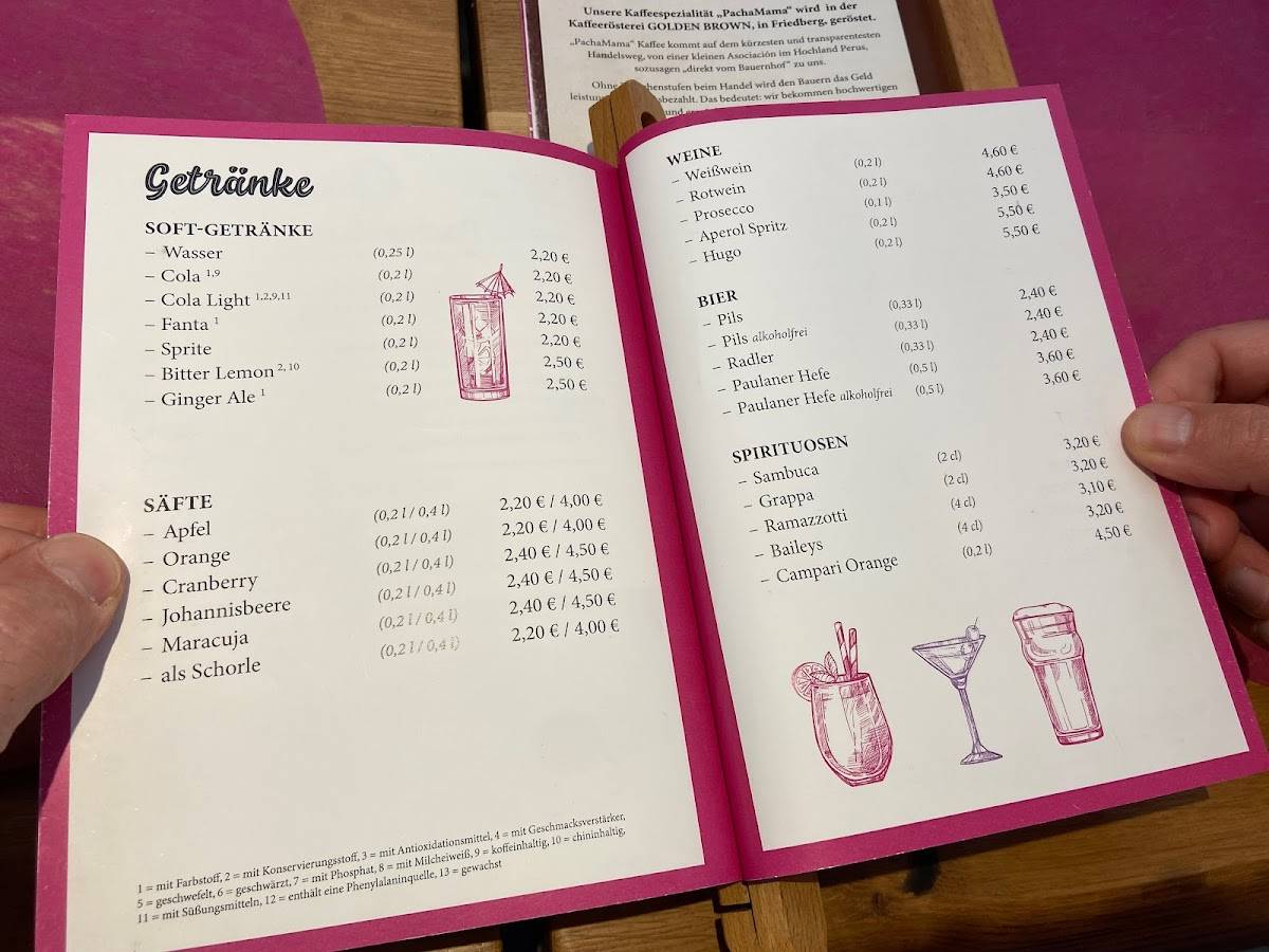 Speisekarte von Arici's Cafè & Eis cafe, Bad Nauheim