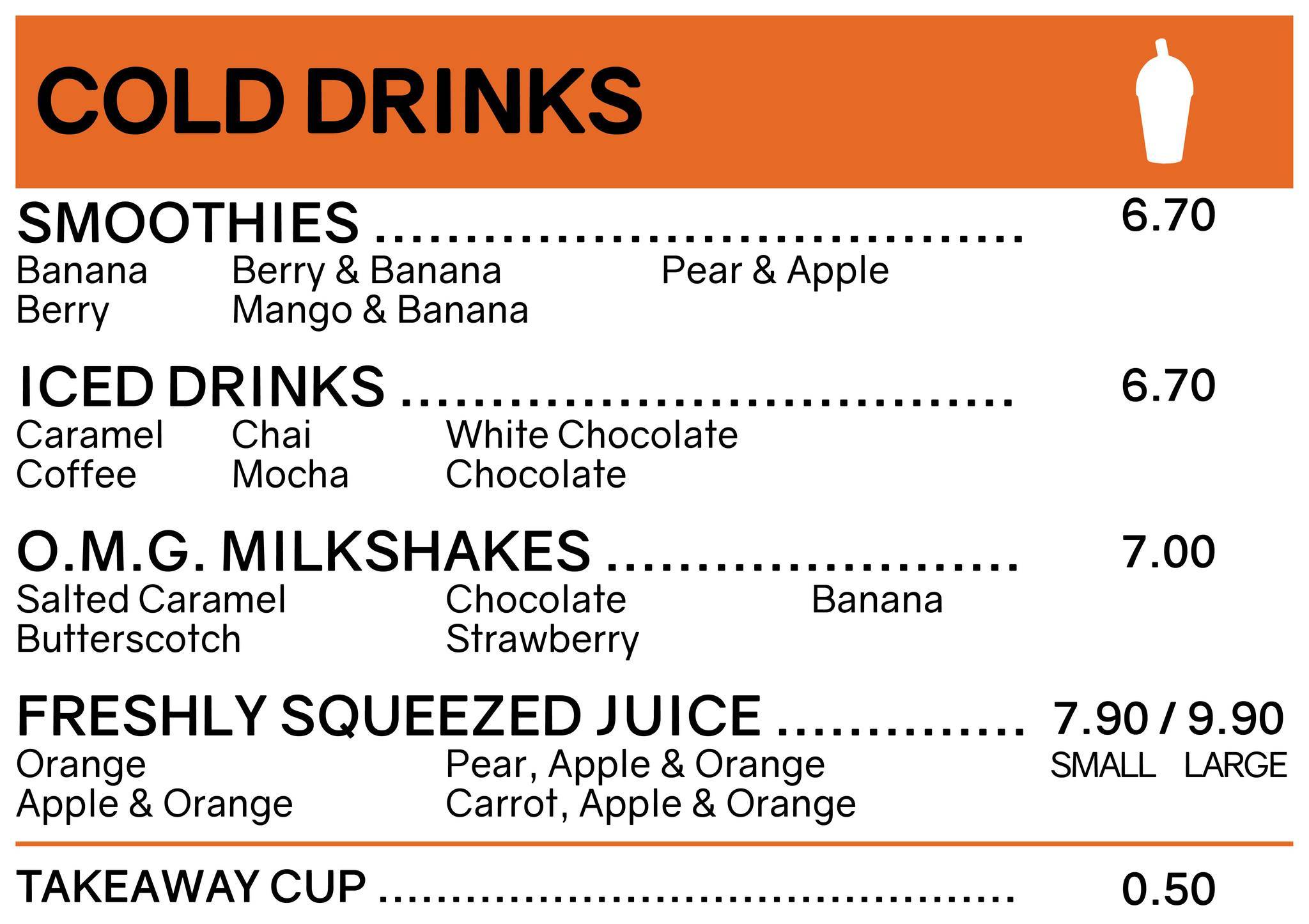 Menu at Artisan by Rangiora Bakery, Rangiora