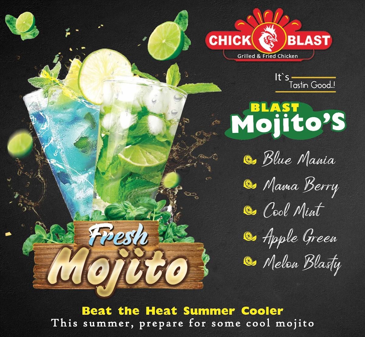 Menu at Chick Blast, Attur