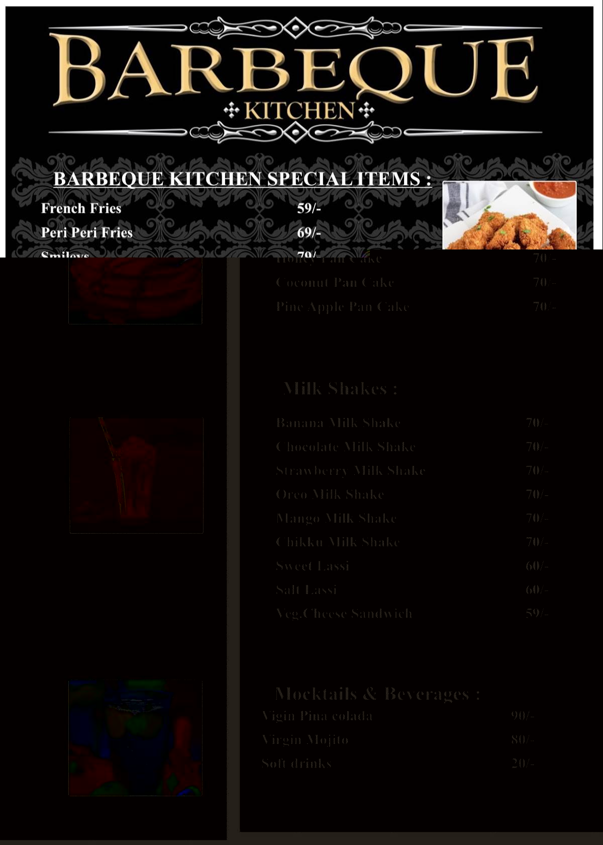 Menu at BARBEQUE KITCHEN, Hyderabad, H.NO