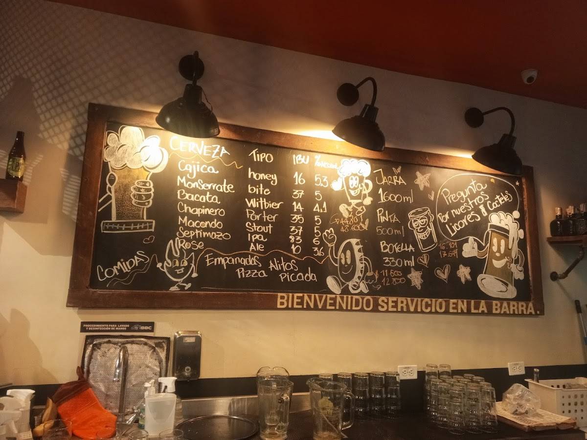 Menu at BBC BODEGA WORLD TRADE CENTER pub & bar, Bogotá, Ac 100 #8-55