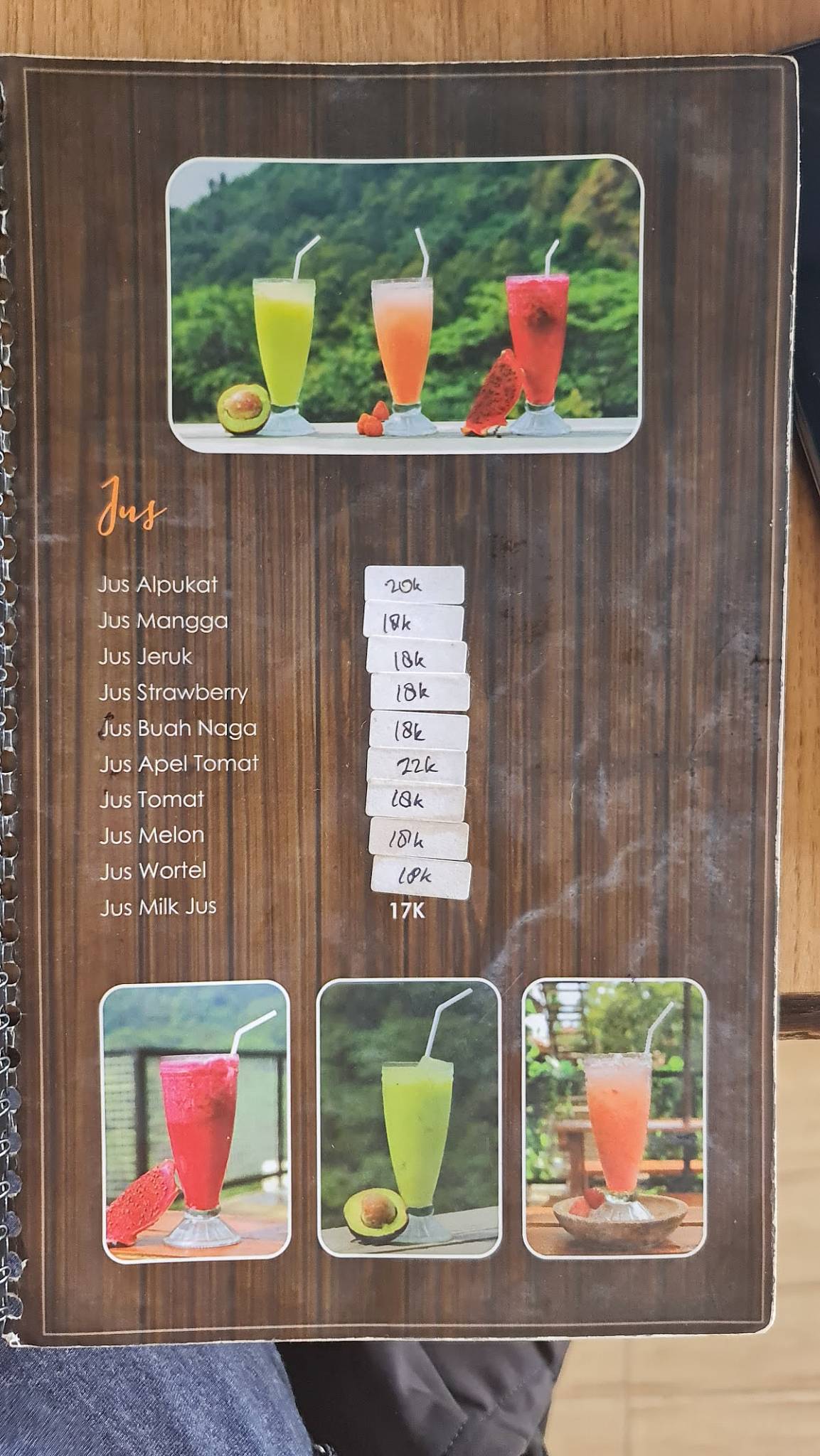 Menu at BUKIT PERWIRA Cafe and Resto, Indonesia