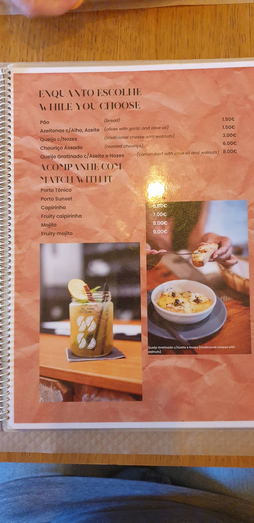 Carta del restaurante BULHA Santa Catarina, Oporto
